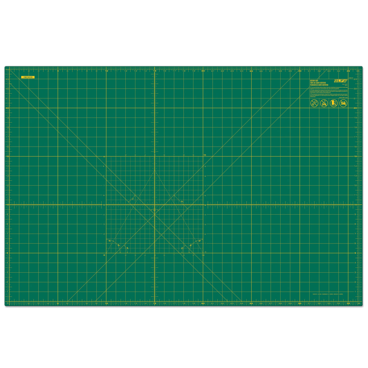 Olfa RM-MG Cutting Mat, 24" x 36" Green — OlfaProducts